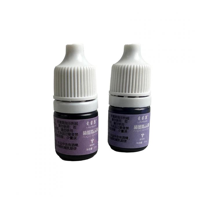 Purple And Red Color Dental Plaque Indicator ISO 3mL