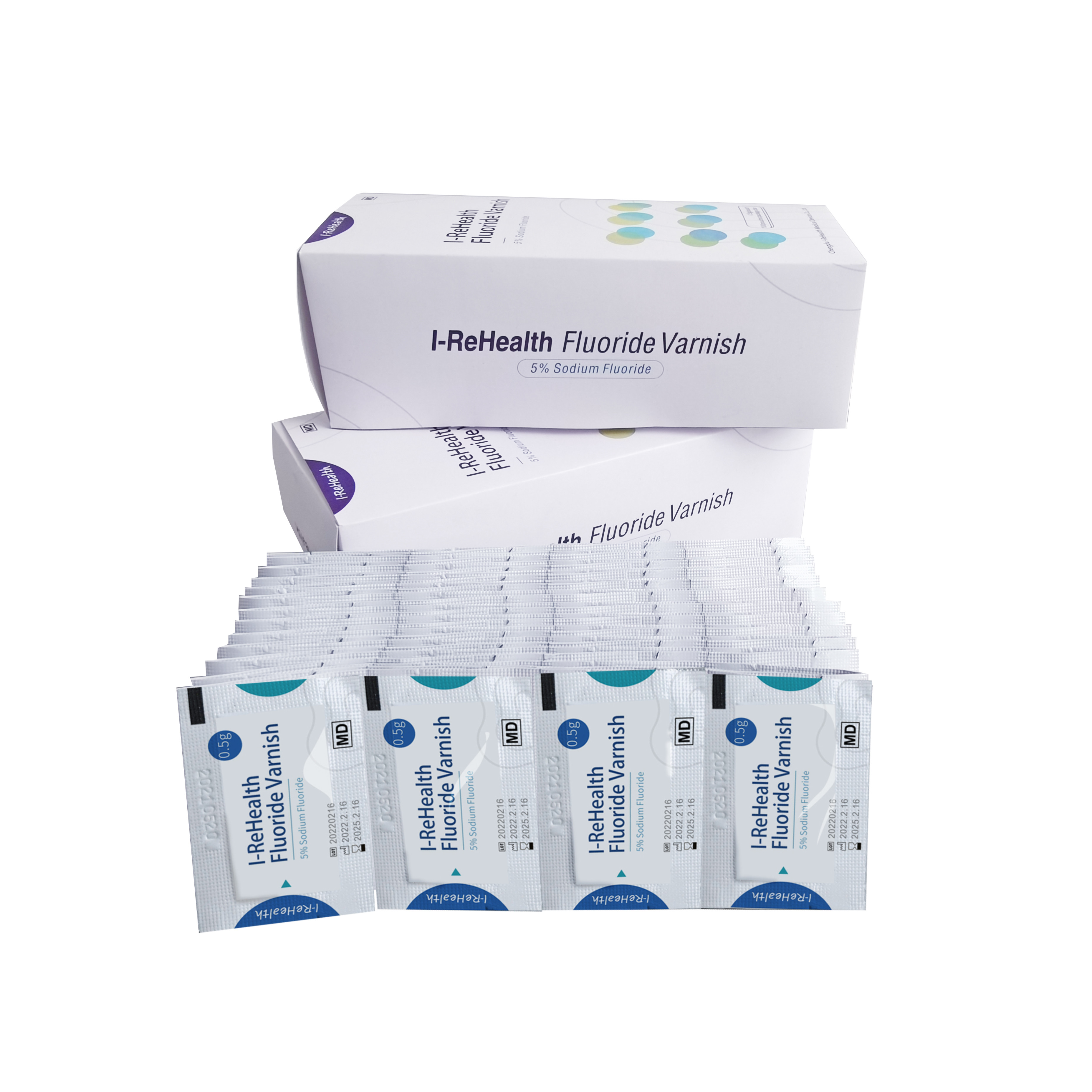 I-ReHealth Melon Flavor Fast Release 5% Sodium Fluoride Varnish 100x0 ...